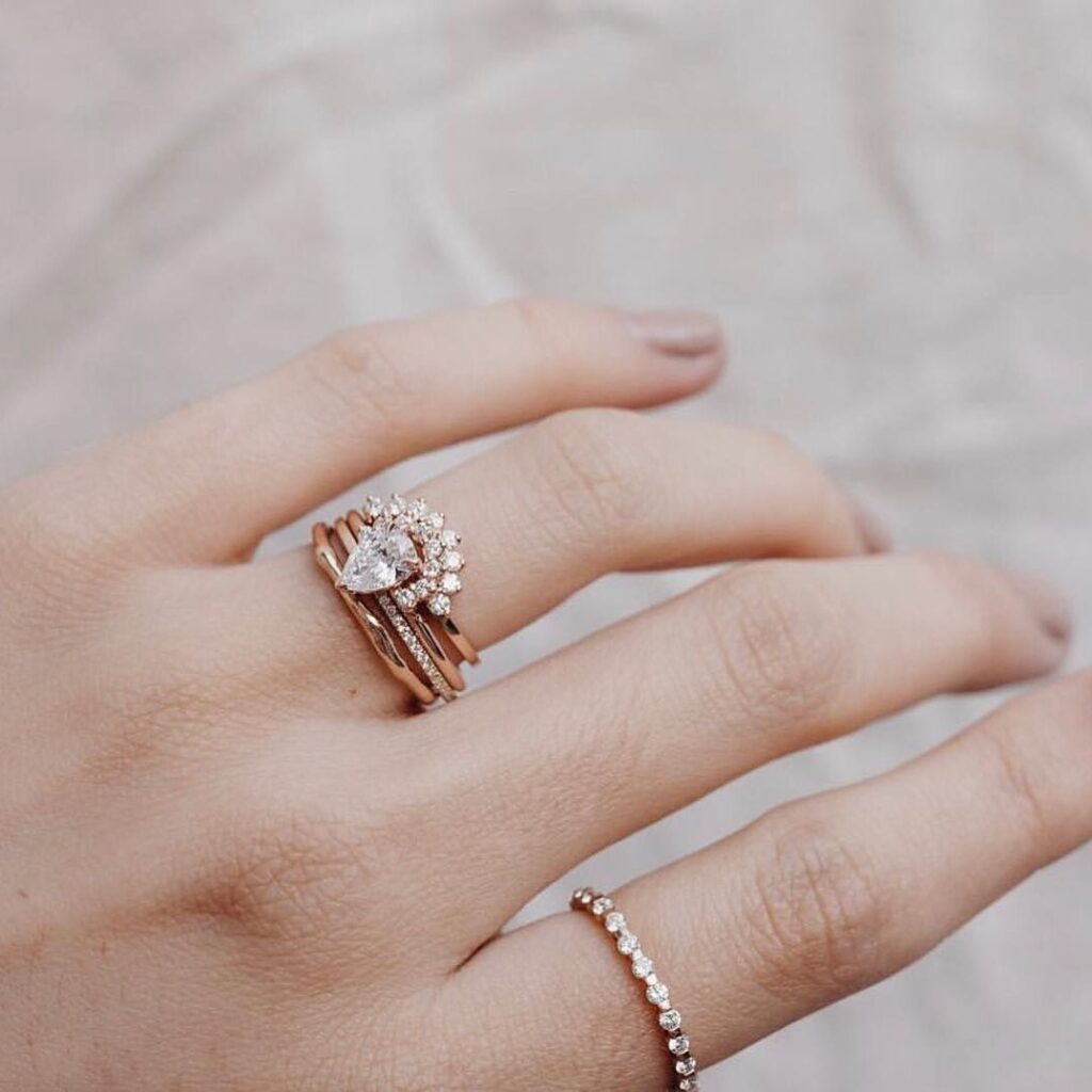 15 Wedding Band Stack Ideas to Copy - WithLoveLive
