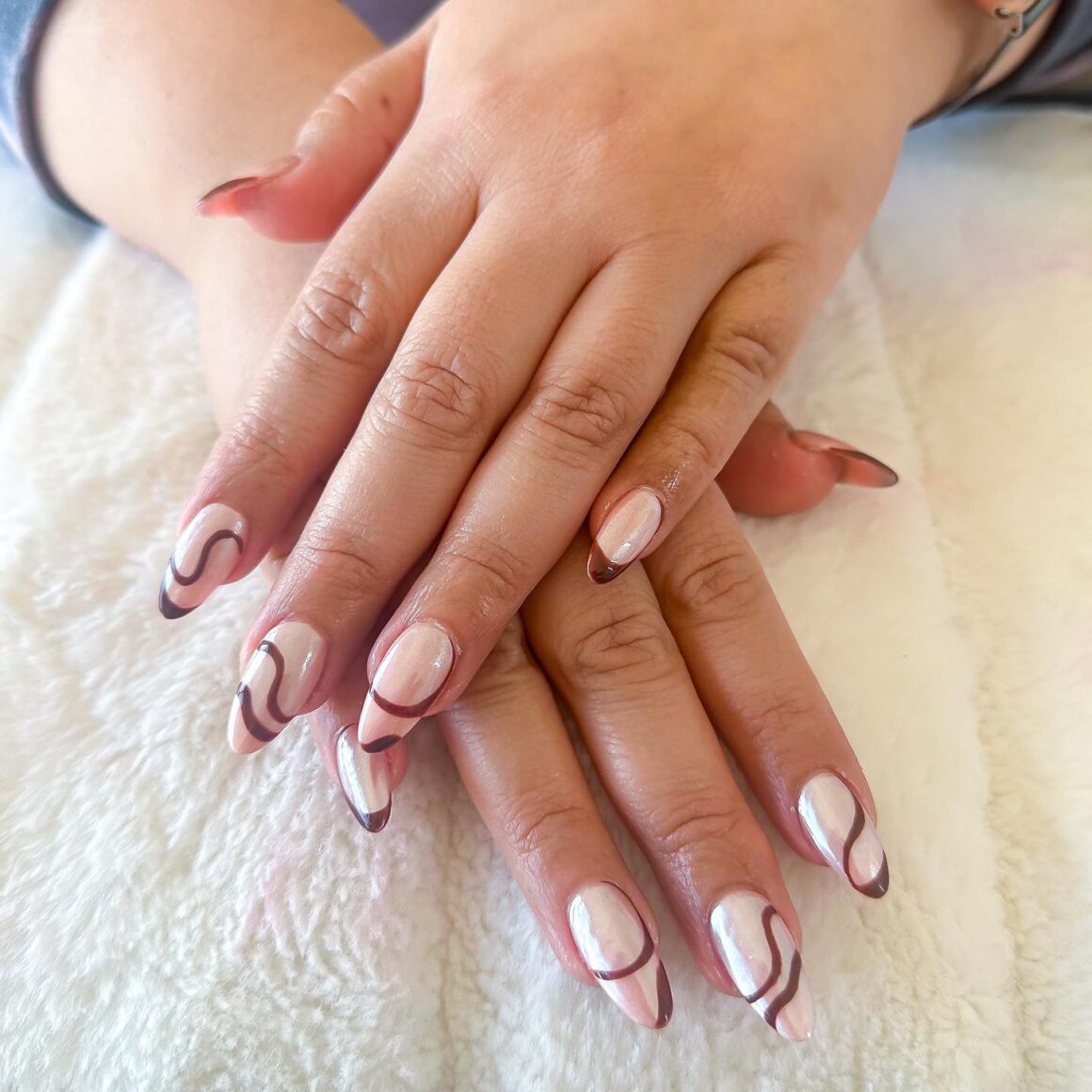 15 Cute Chocolate-Glazed Nail Design Ideas - WithLoveLive