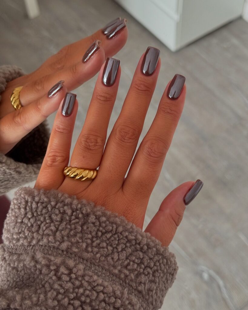 15 Cute Chocolate-Glazed Nail Design Ideas - WithLoveLive