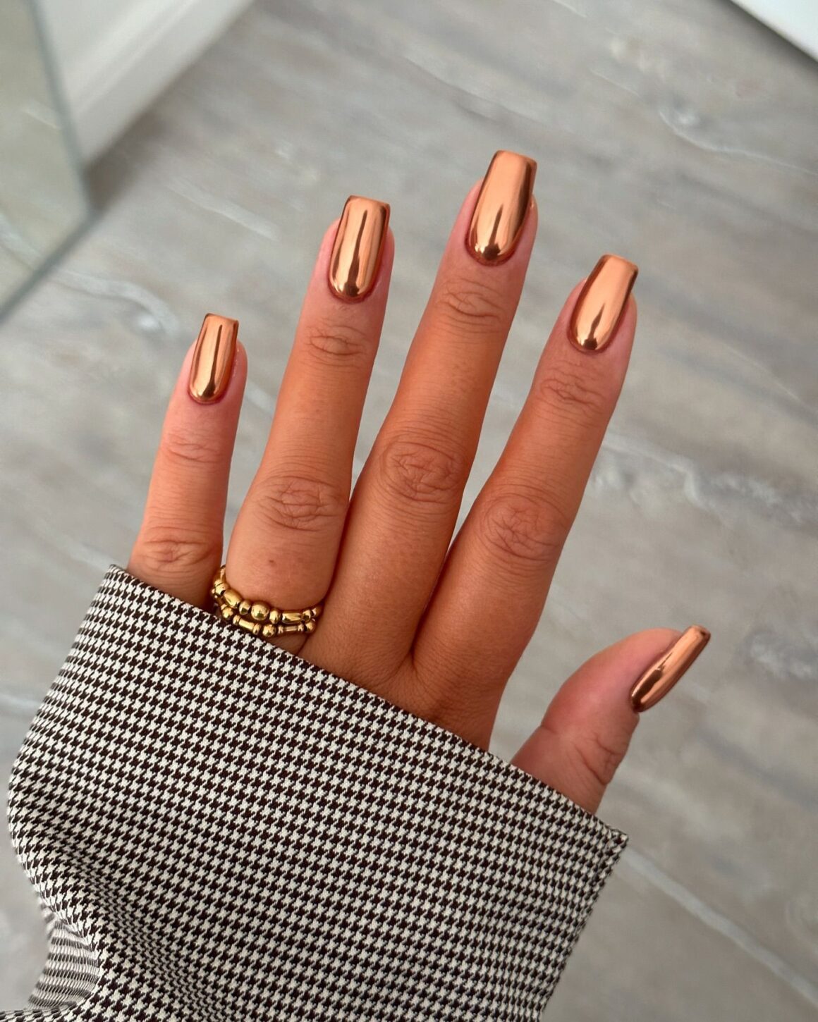 20 Copper Chrome Nails Ideas - WithLoveLive
