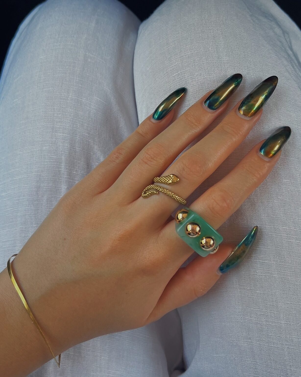 20 Copper Chrome Nails Ideas - WithLoveLive