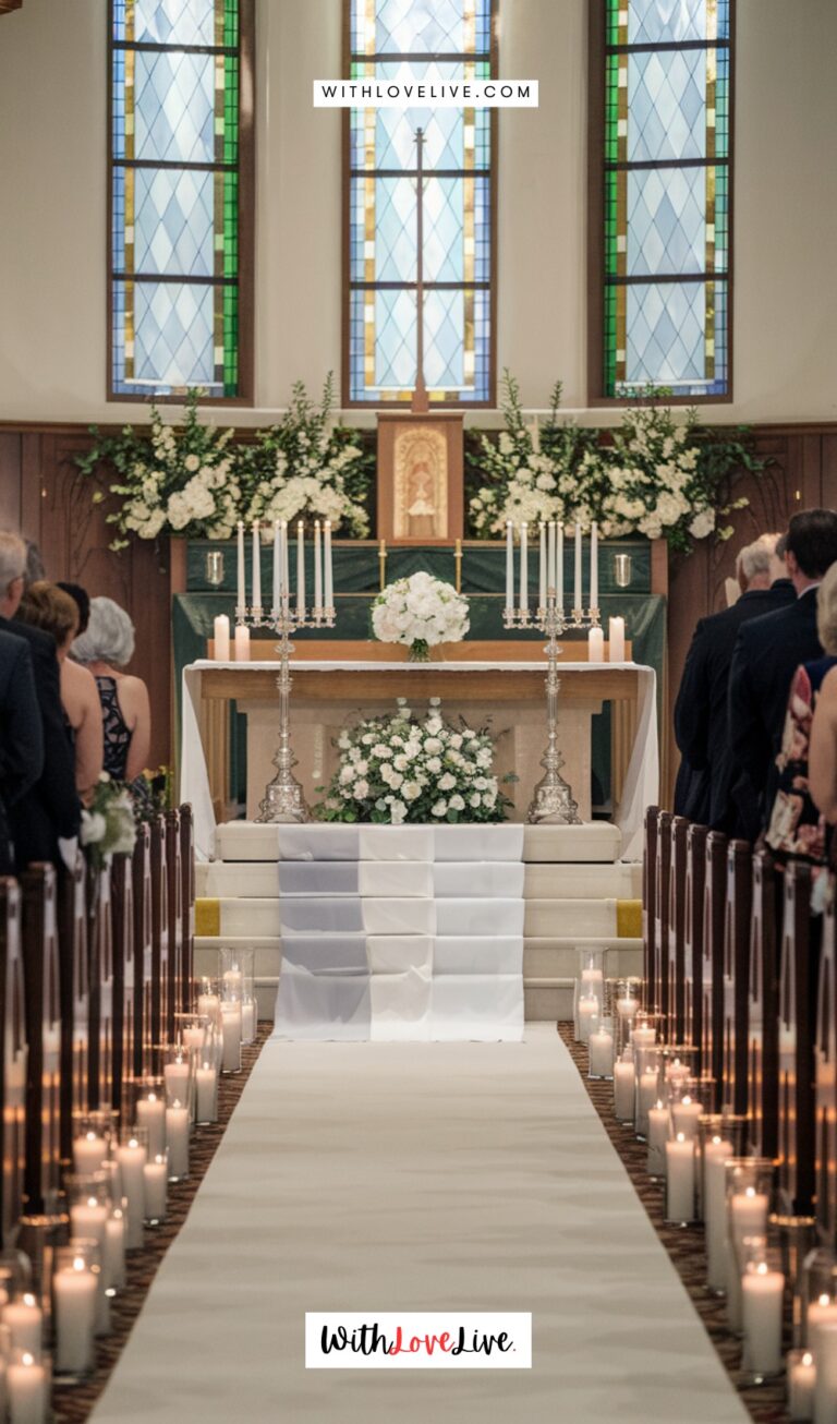 15 Simple Church Wedding Decor Ideas - WithLoveLive
