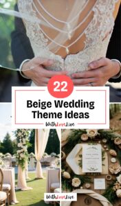 22 Beige Wedding Theme Ideas - WithLoveLive