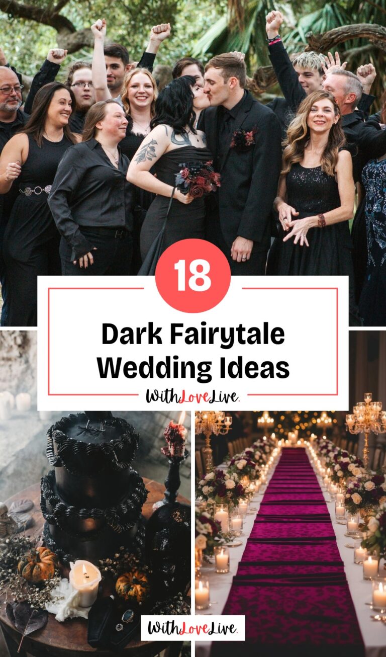 18 Dark Fairytale Wedding Ideas - WithLoveLive