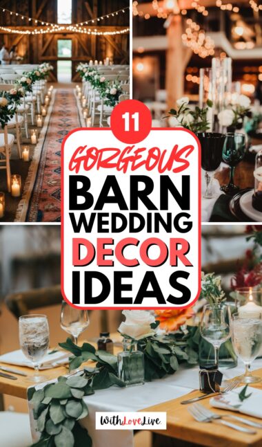 11 Gorgeous Barn Wedding Decor Ideas - WithLoveLive