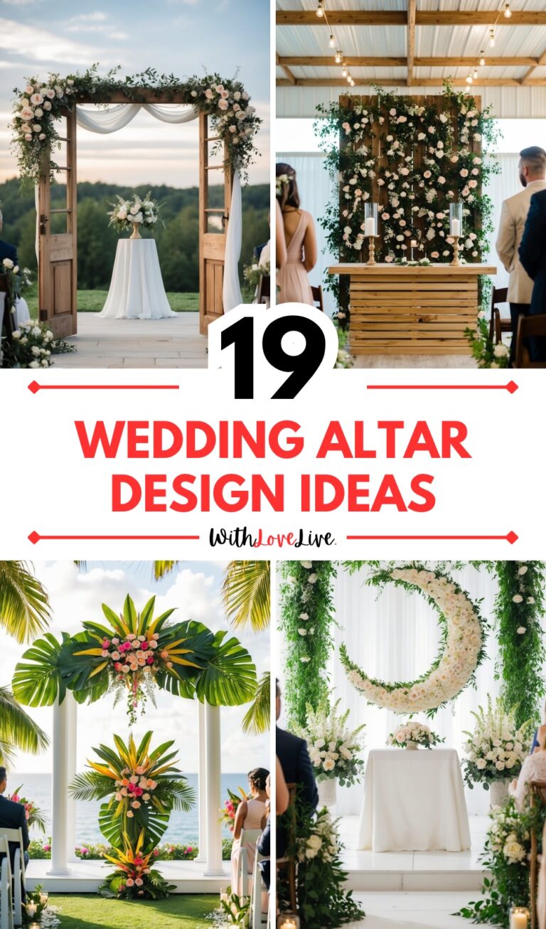 19 Wedding Altar Design Ideas - WithLoveLive