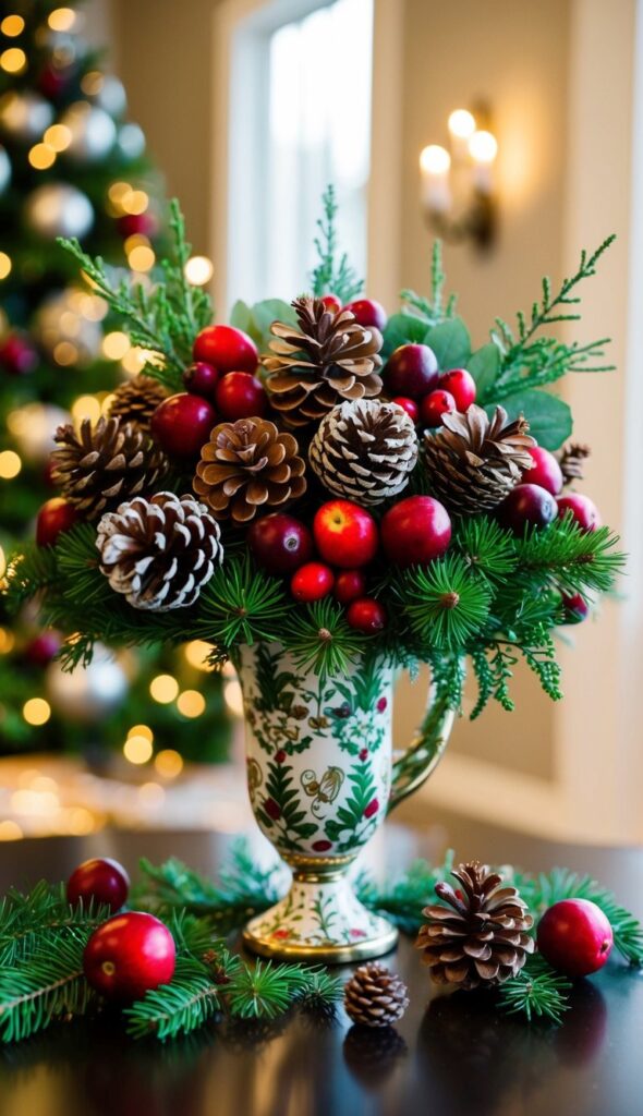 17 Festive Christmas Floral Arrangement Ideas - WithLoveLive