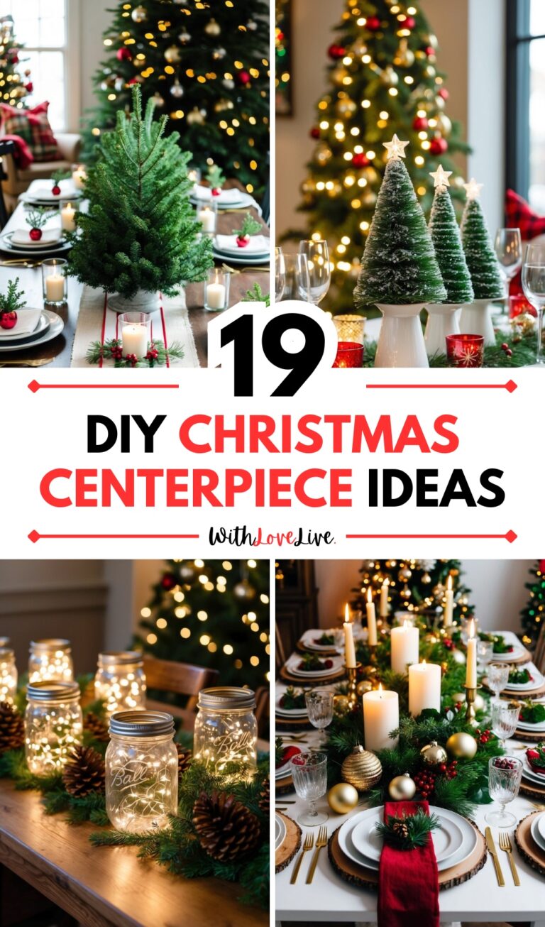 19 DIY Christmas Centerpiece Ideas - WithLoveLive