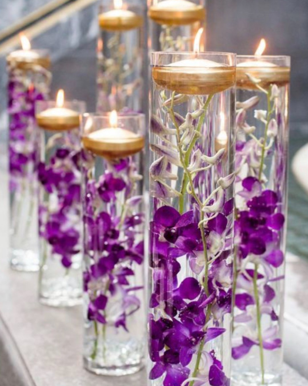 15 Floating Candle Wedding Centerpiece Ideas - WithLoveLive