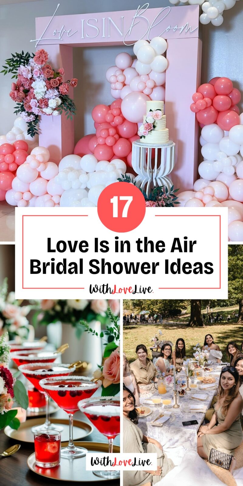 19 Love Is in the Air Bridal Shower Ideas - WithLoveLive