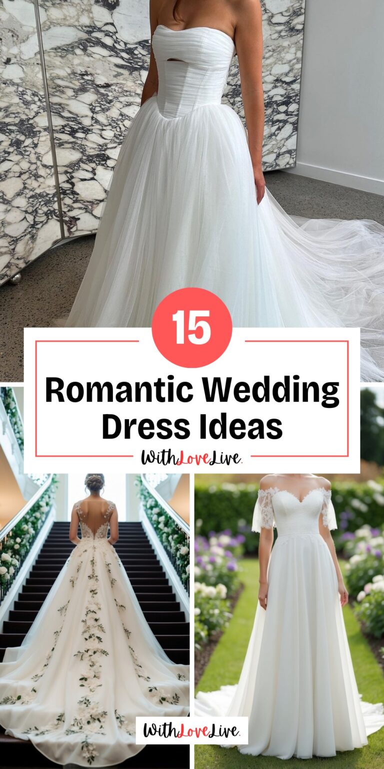 15 Romantic Wedding Dress Ideas - WithLoveLive