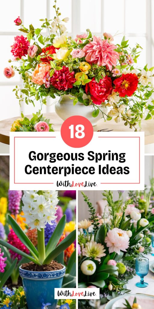 18 Gorgeous Spring Centerpiece Ideas - WithLoveLive
