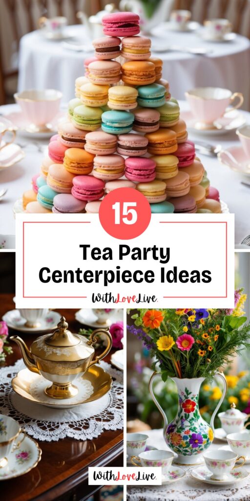 15 Tea Party Centerpiece Ideas For Your Event - WithLoveLive