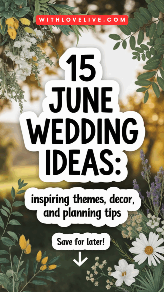 15 June Wedding Ideas: Inspiring Themes, Decor, and Planning Tips ...