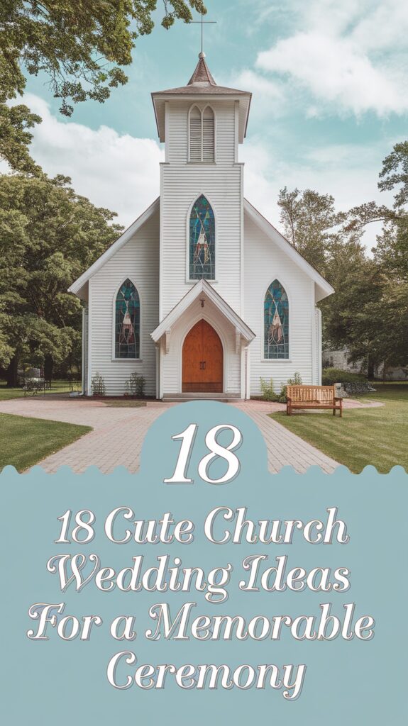 18 Cute Church Wedding Ideas for a Memorable Ceremony - WithLoveLive