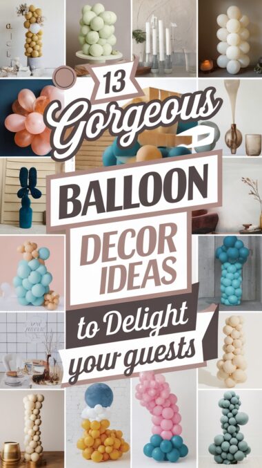 13 Gorgeous Balloon Pillars Decor Ideas to Delight Your Guests ...
