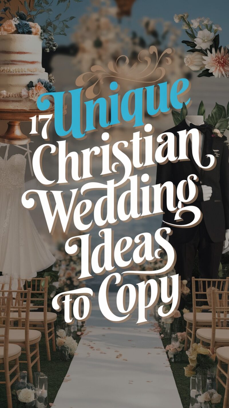 17 Unique Christian Wedding Ideas to Copy - WithLoveLive