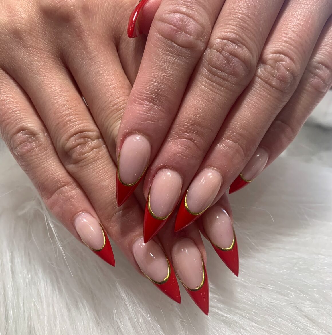 15 Red Bridal Wedding Nails Ideas - WithLoveLive