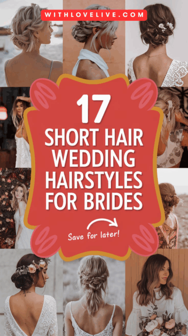 17 Short Hair Wedding Hairstyles for Brides - WithLoveLive