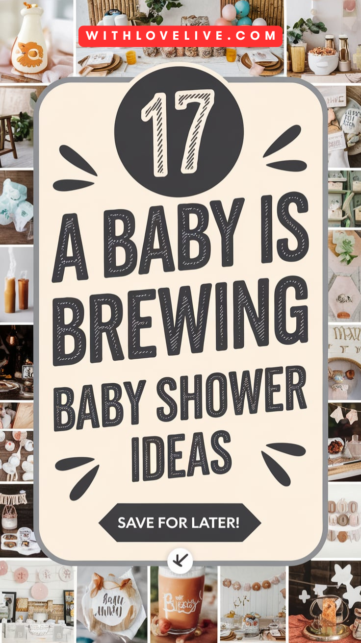 17 Cute "a baby is brewing" Baby Shower Ideas - WithLoveLive