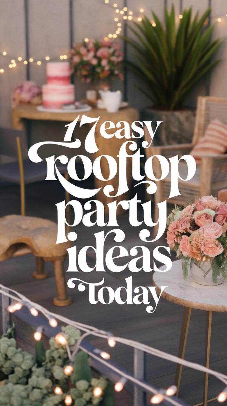17 Easy Rooftop Party Ideas Today - WithLoveLive