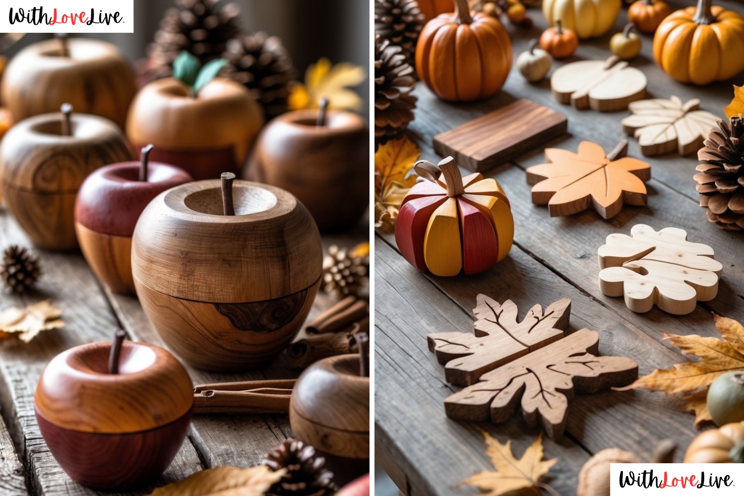 15 Easy Fall Wood Craft Ideas to Make This Year - WithLoveLive