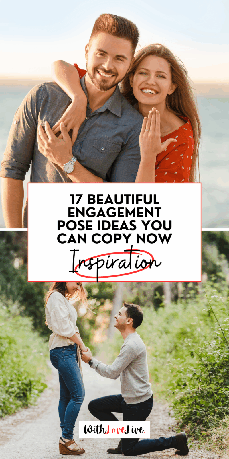 17 Beautiful Engagement Pose Ideas You Can Copy Now - WithLoveLive