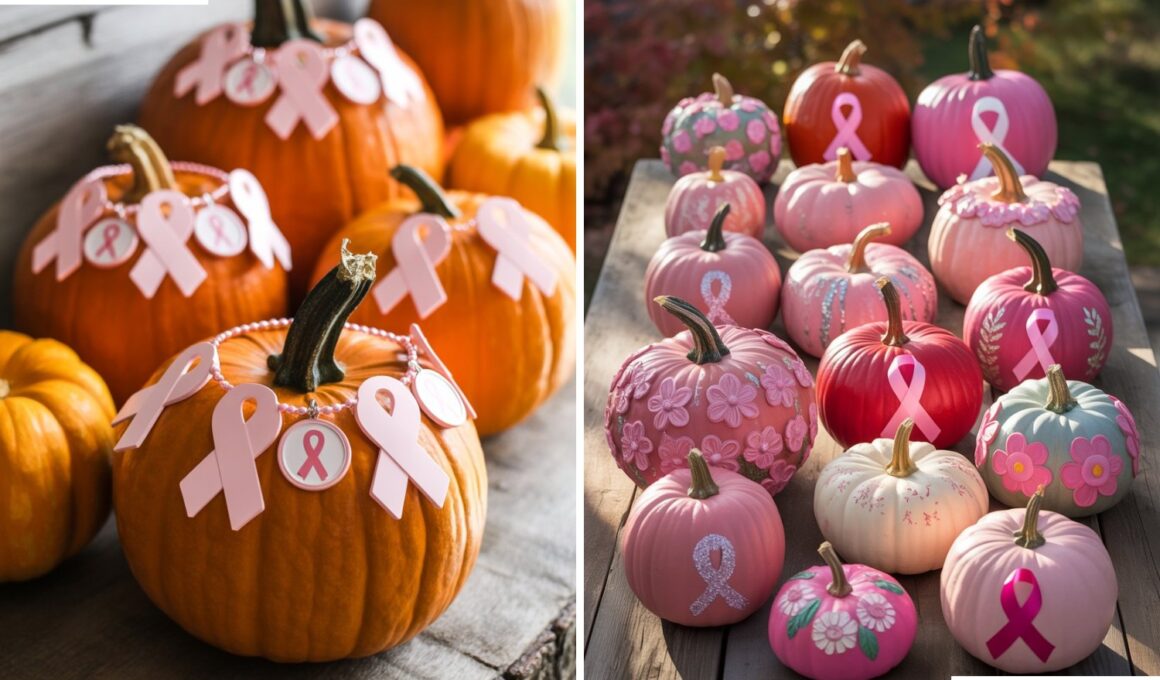 15 Breast Cancer Awareness Pumpkin Ideas to Support the Cause ...