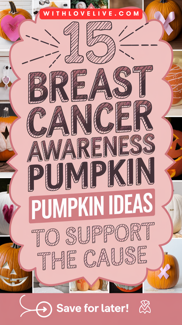 15 Breast Cancer Awareness Pumpkin Ideas to Support the Cause ...