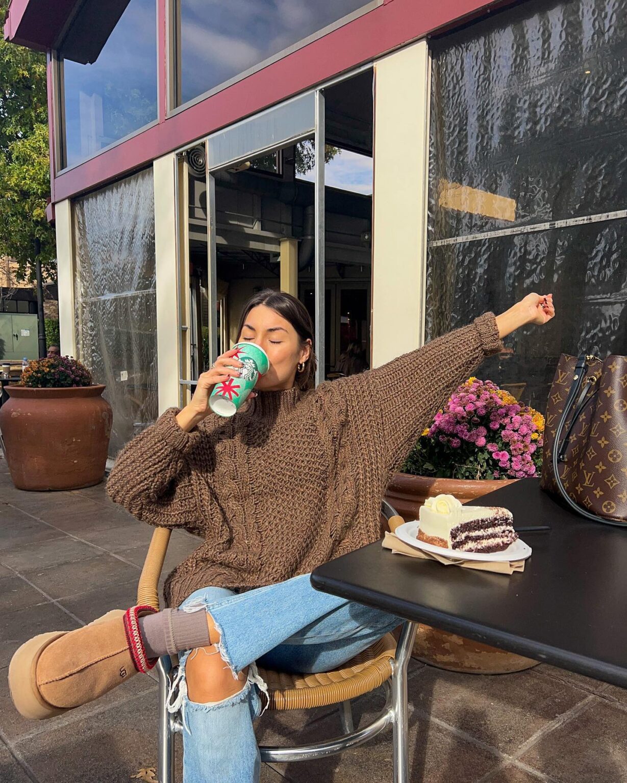 15 Cute Brown Sweater Outfit Ideas for The Season - WithLoveLive