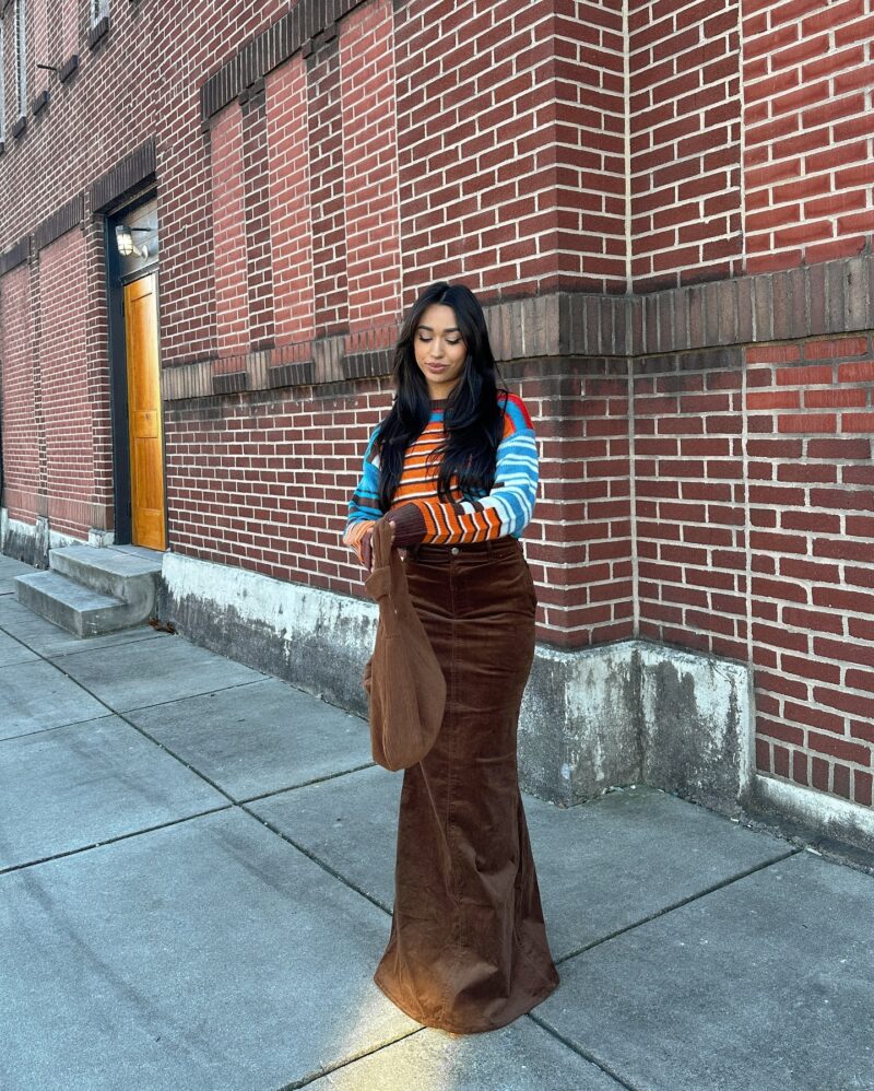 18 Cute Fall Skirt Outfit Ideas For Women - WithLoveLive