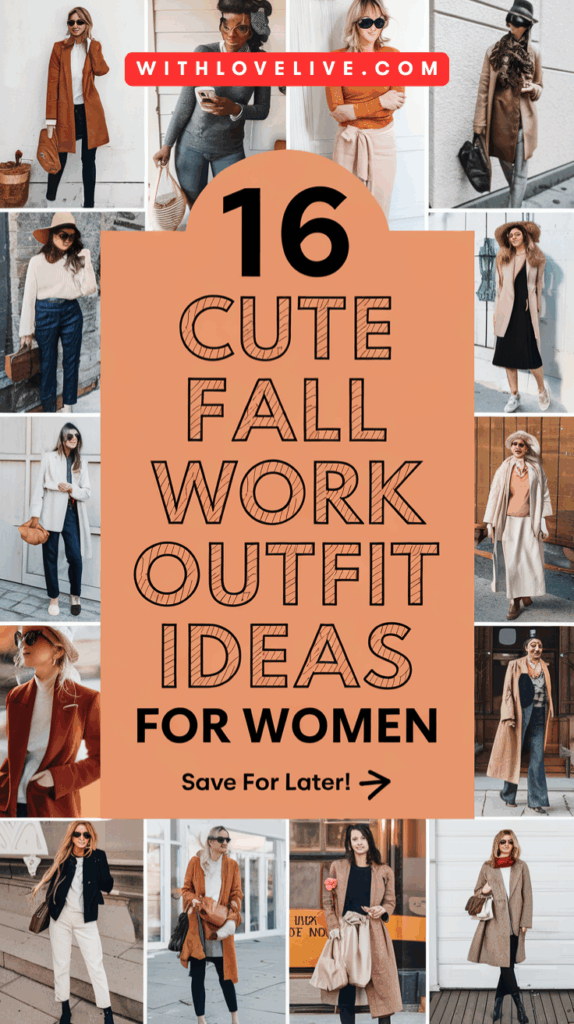 19 Cute Fall Work Outfit Ideas For Women - WithLoveLive