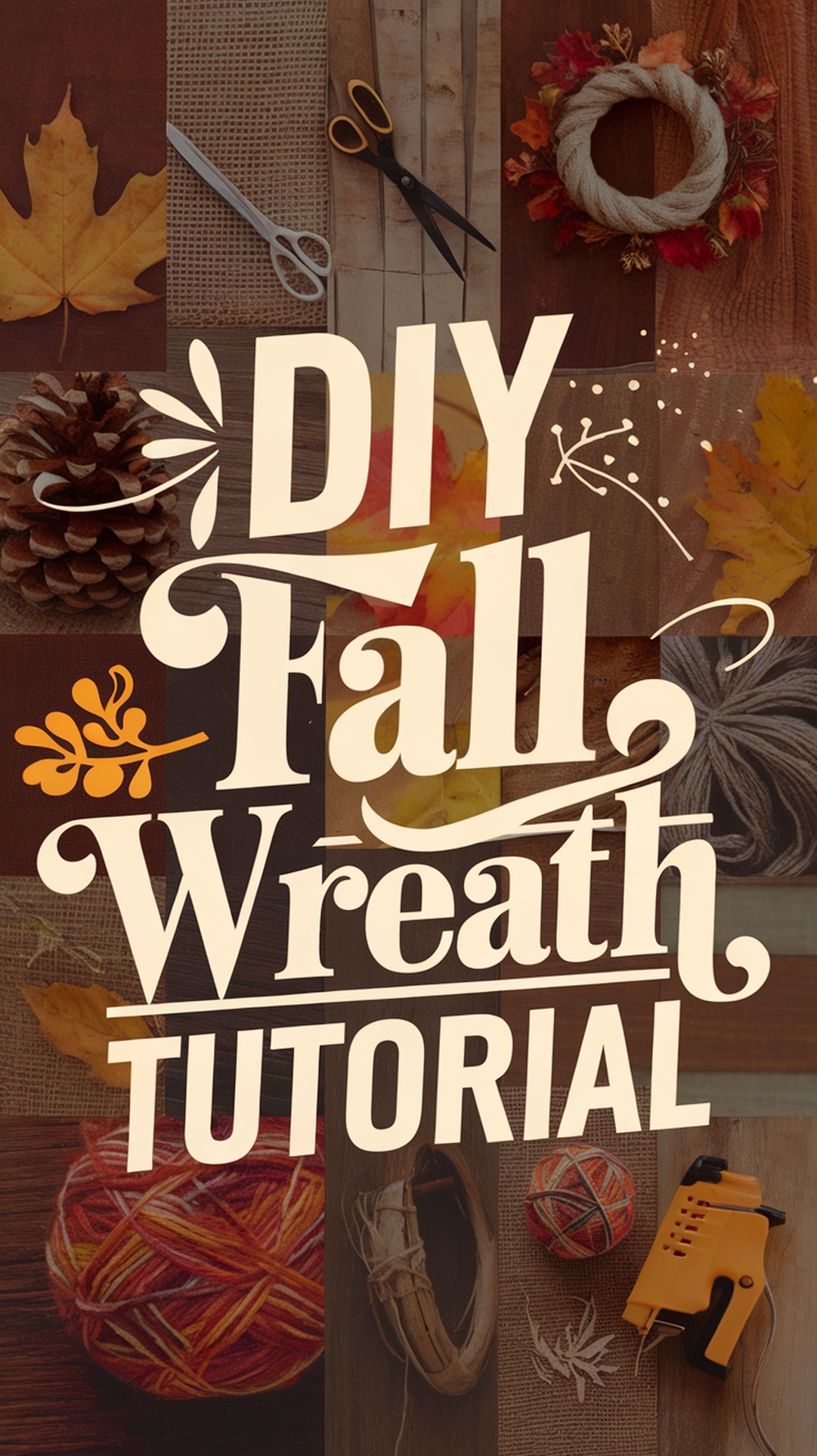 DIY Fall Wreath Tutorial - WithLoveLive