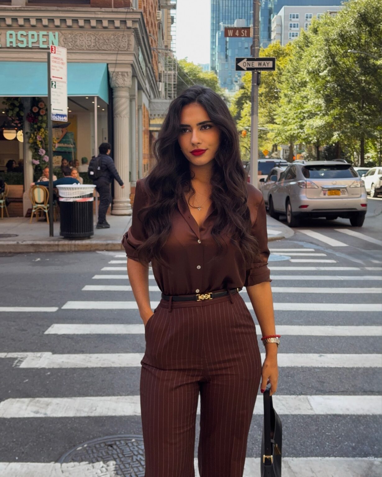15 Chic Coffee Brown Pants Outfit Ideas for Women - WithLoveLive