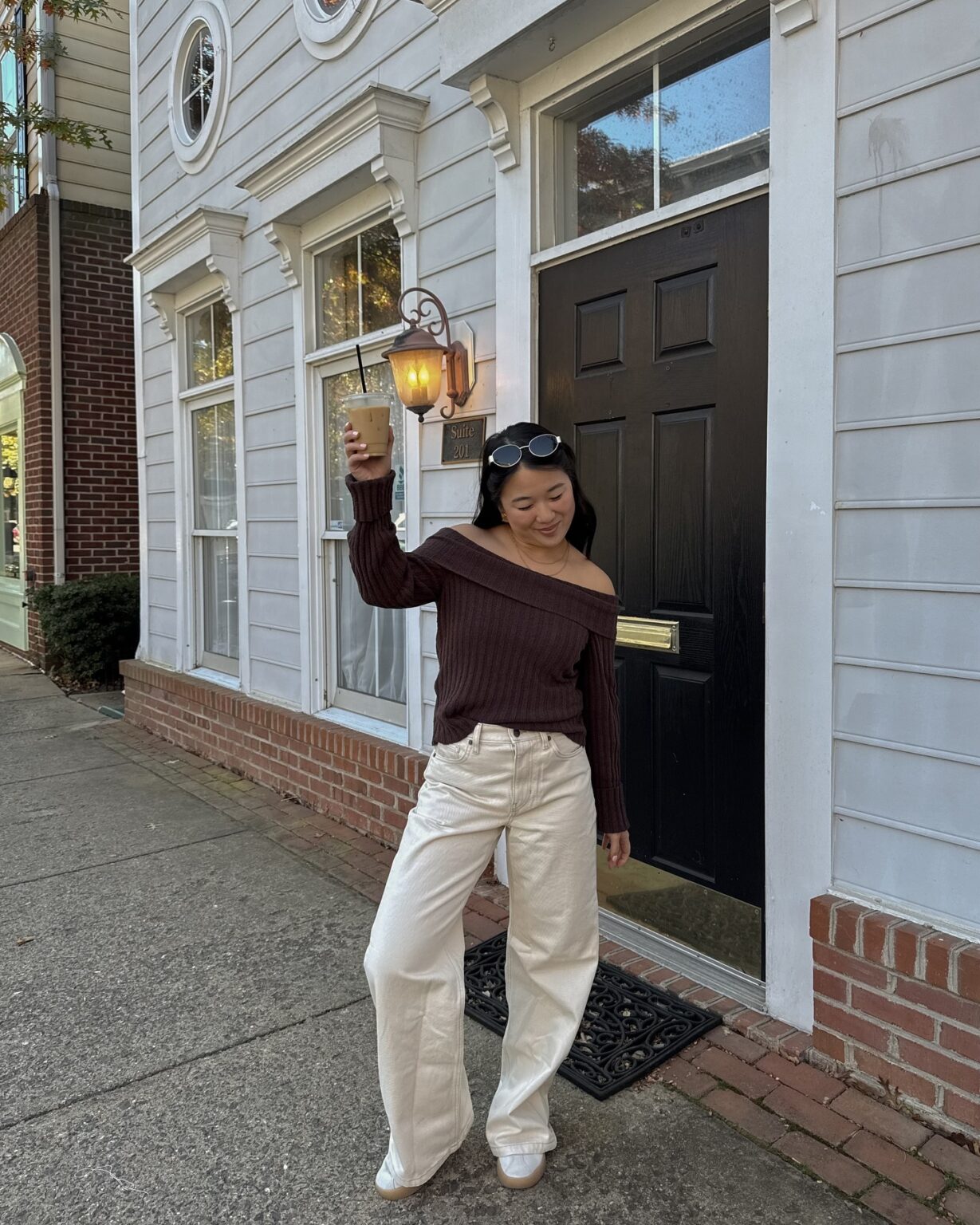 15 Cute Brown Sweater Outfit Ideas for The Season - WithLoveLive
