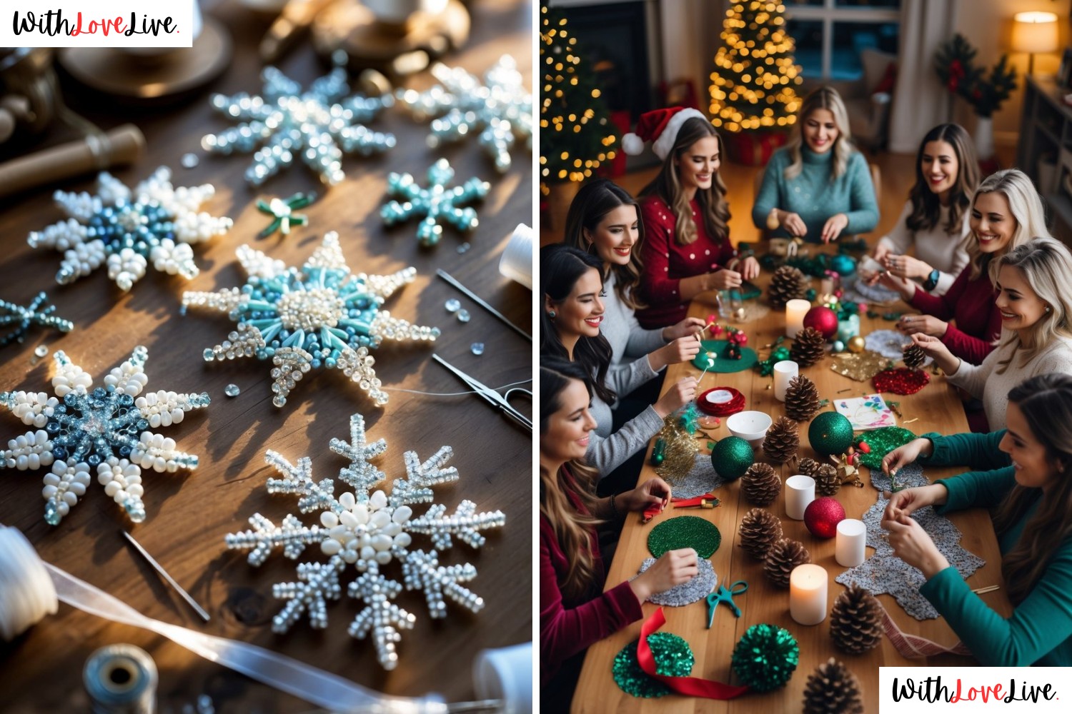 15 Creative Ladies' Night Christmas Craft Ideas - WithLoveLive