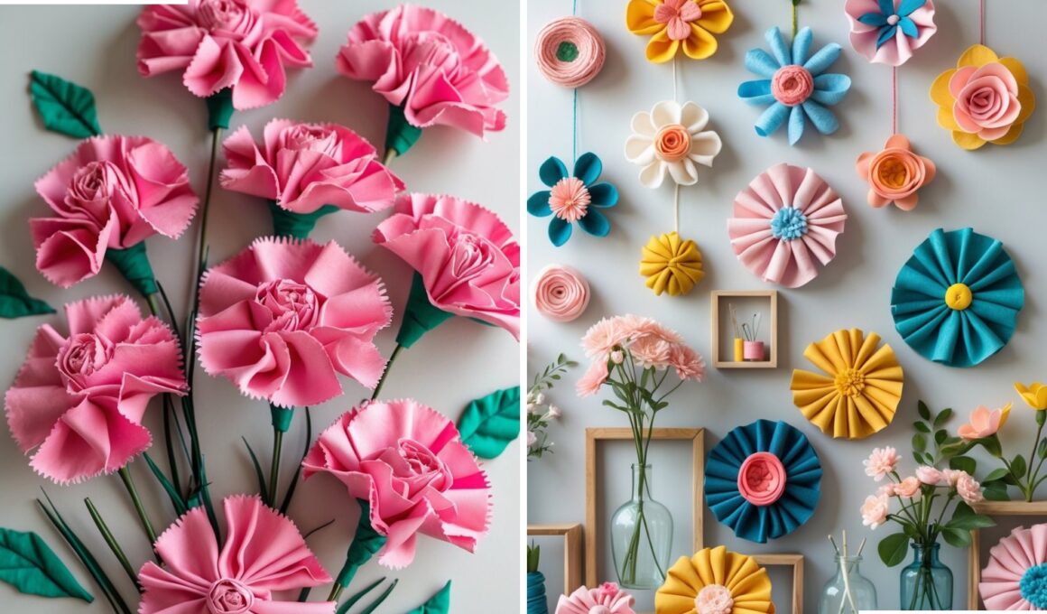 15 Creative Fabric Flower Craft Ideas You'll Love - WithLoveLive