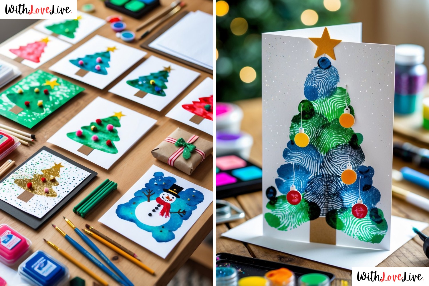 15 Fun & Creative Fingerprint Christmas Craft Ideas - WithLoveLive