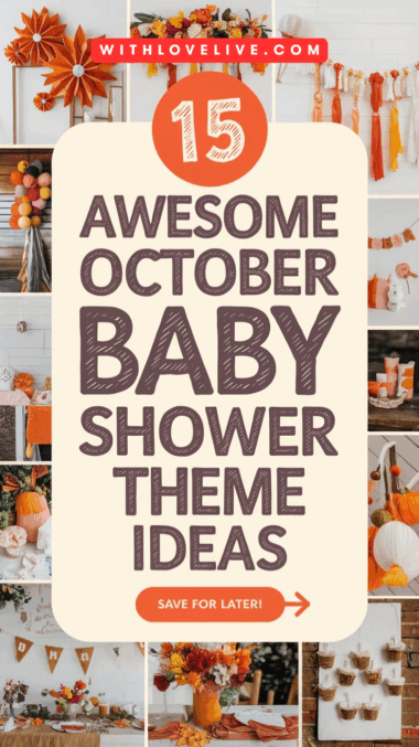 15 Awesome October Baby Shower Theme Ideas - WithLoveLive