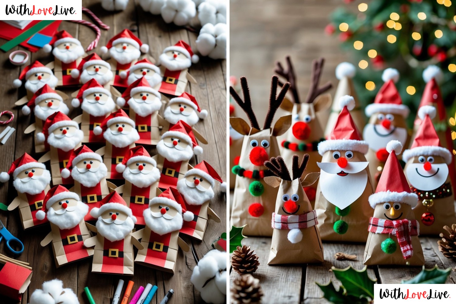 15 Amazing Paper Bag Christmas Craft Ideas - WithLoveLive