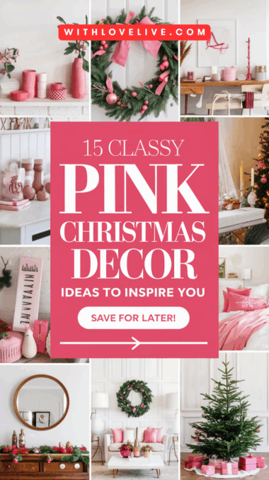 15 Classy Pink Christmas Decor Ideas to Inspire You - WithLoveLive
