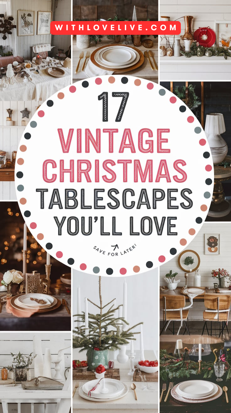 17 Vintage Christmas Tablescapes You’ll Love - WithLoveLive