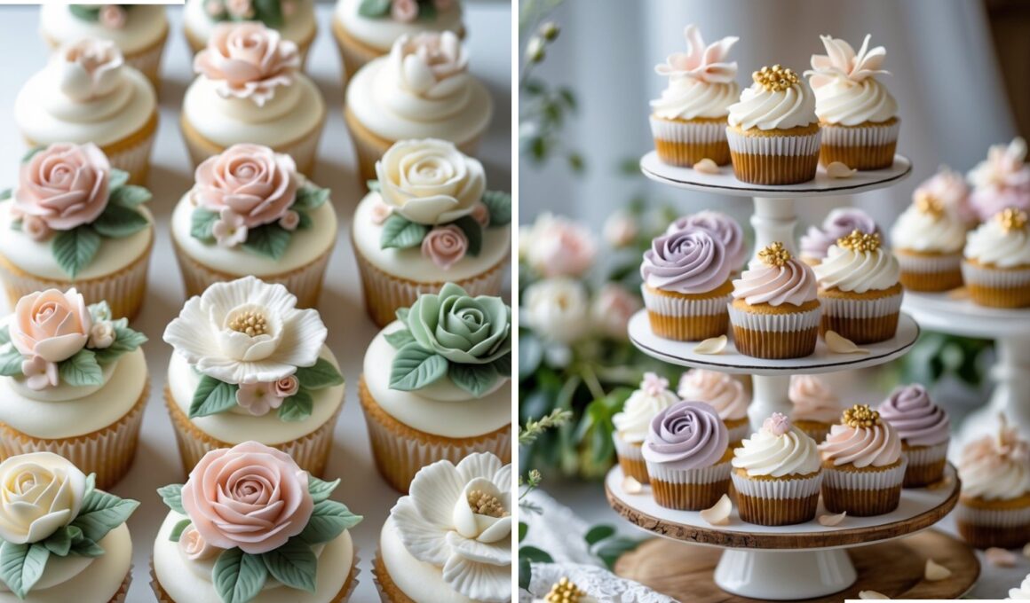 15 Classy Looking Wedding Cupcake Ideas You'll Love - WithLoveLive