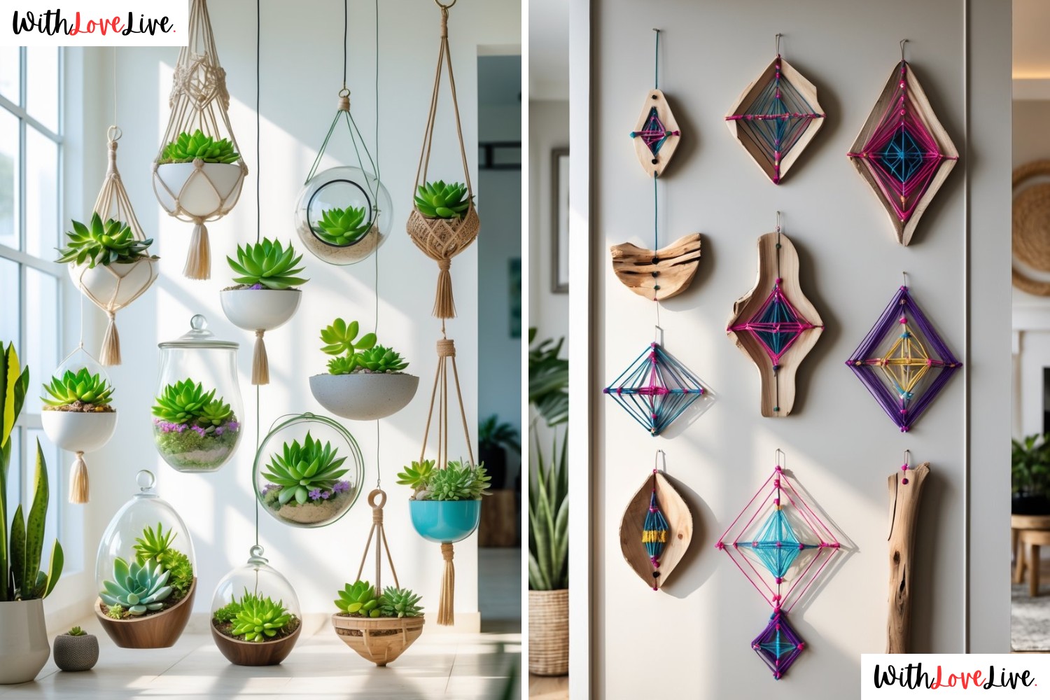 15 Creative Hanging Craft Ideas for Your Home - WithLoveLive