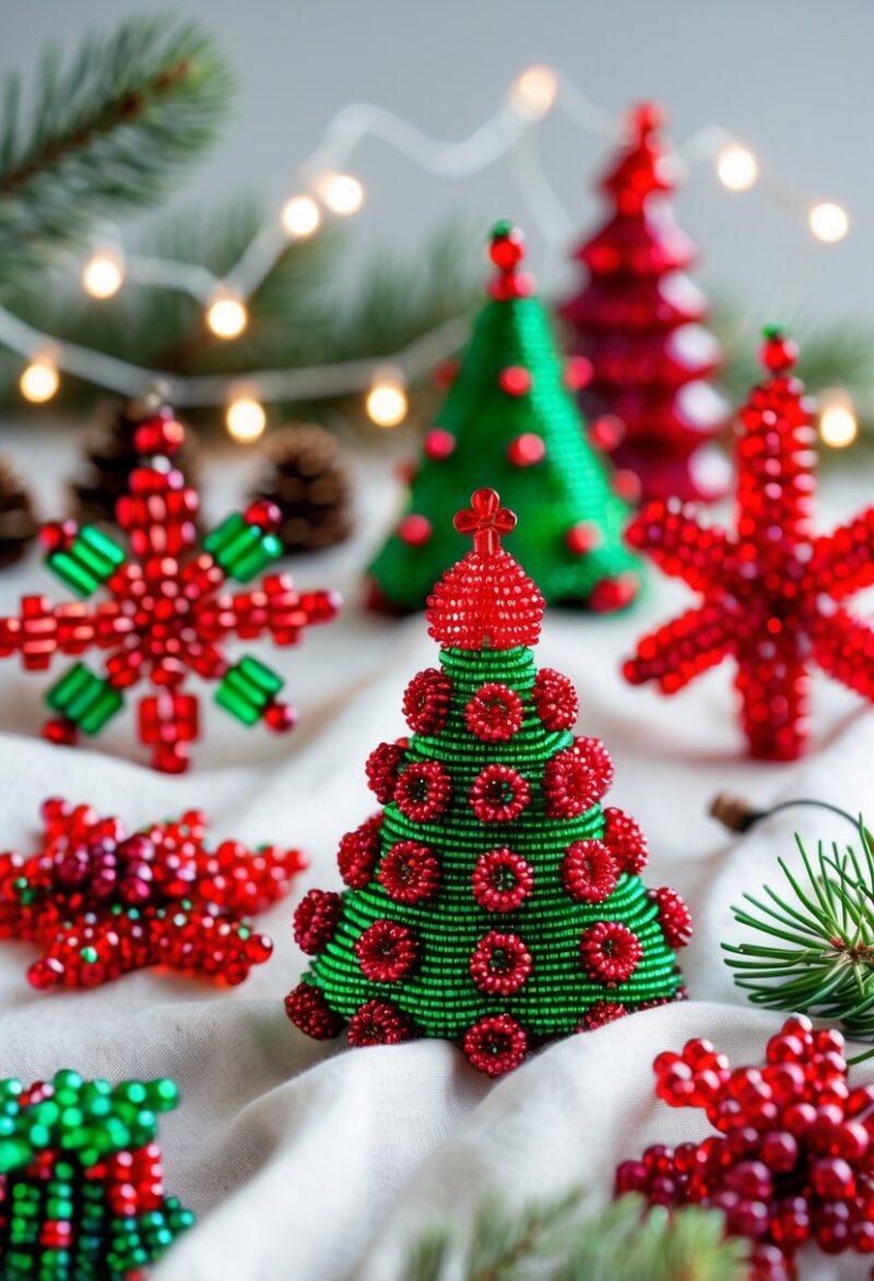 15 Creative and Fun Christmas Beads Craft Ideas - WithLoveLive