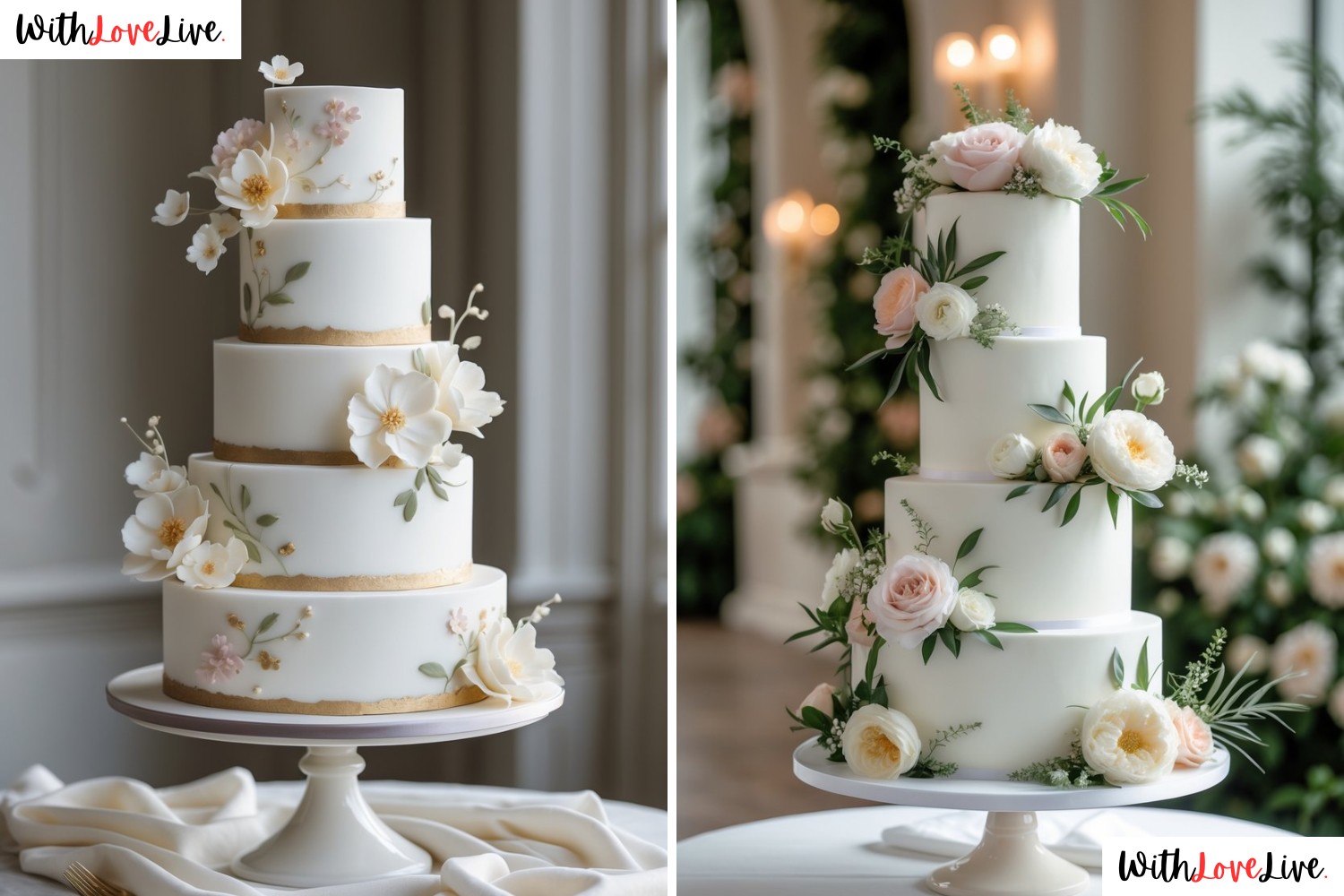 18 Luxury Wedding Cake Design Ideas to Inspire Your Celebration ...