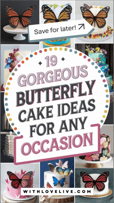 19 Gorgeous Butterfly Cake Ideas for Any Occasion - WithLoveLive
