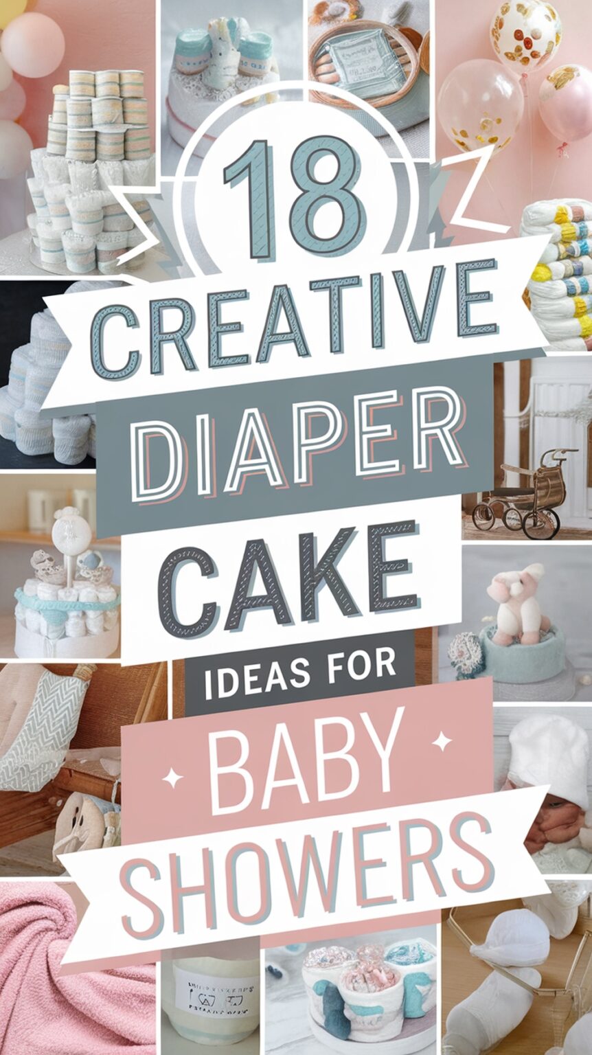 18 Creative Diaper Cake Ideas for Baby Showers - WithLoveLive