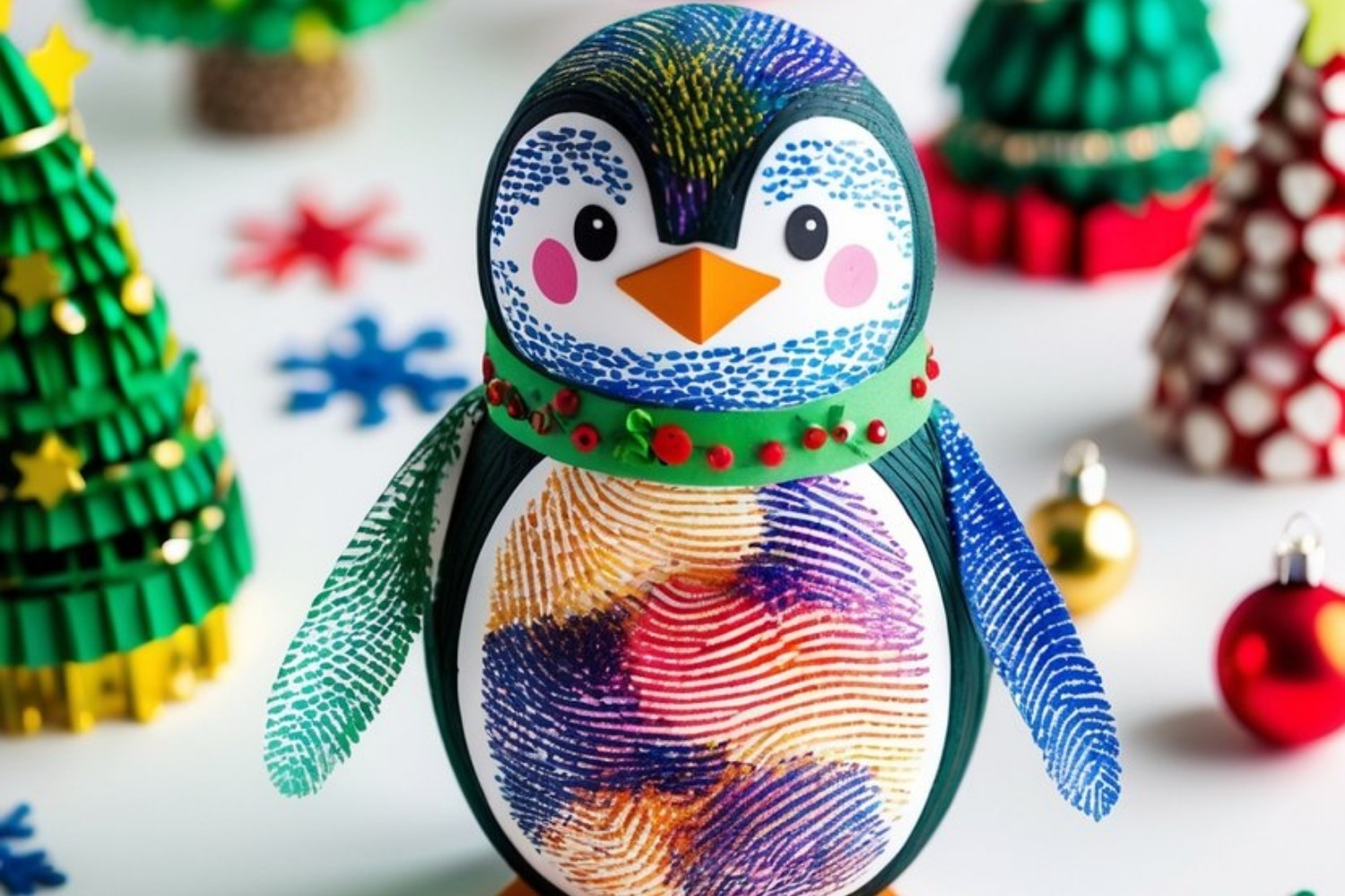 Fingerprint Penguin Craft - WithLoveLive