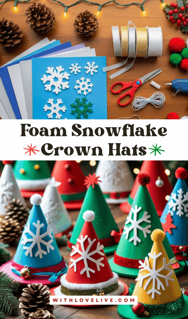 Foam Snowflake Crown Hats - WithLoveLive